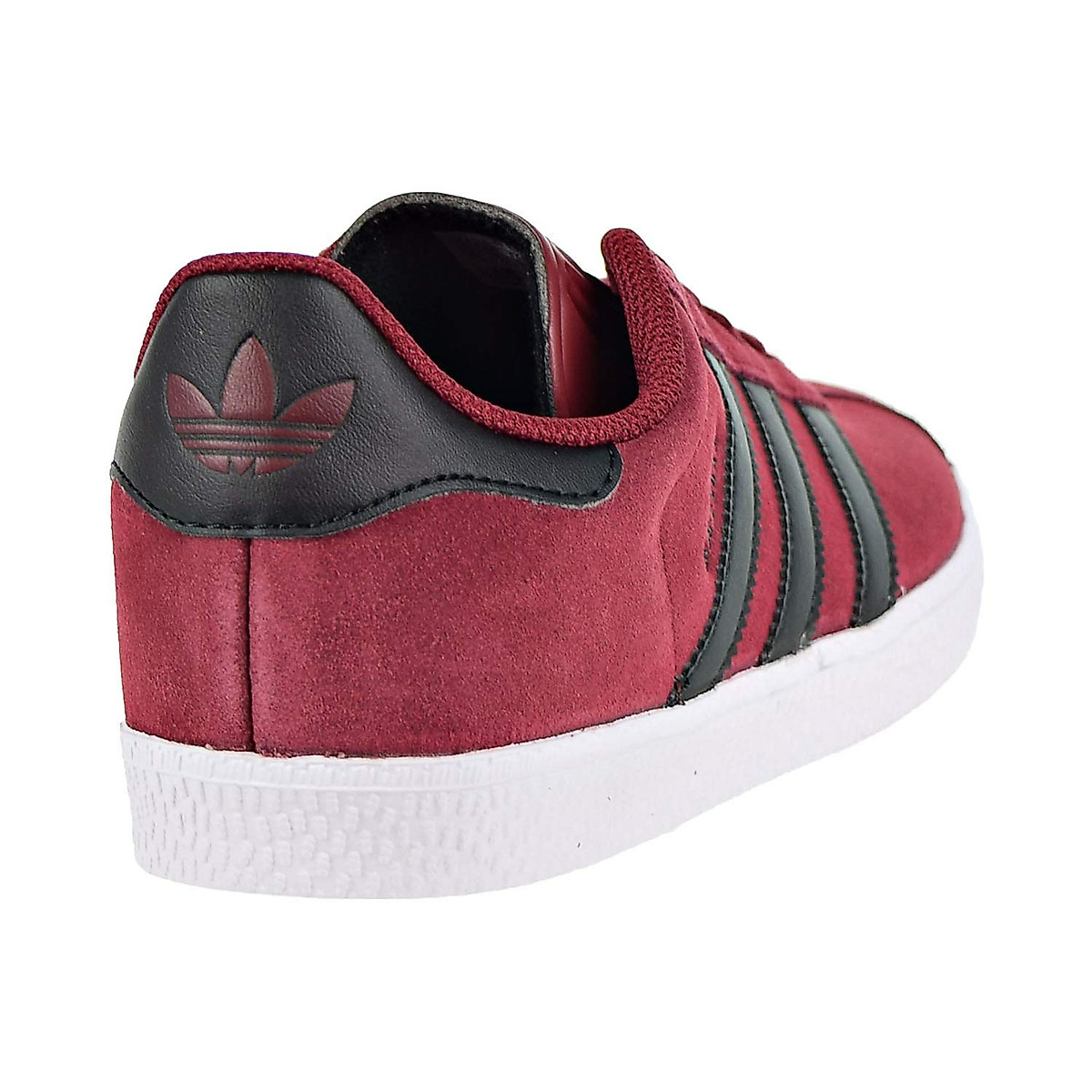 adidas Gazelle Big Kids Shoes Collegiate Burgundy/Core Black db2864 (5.5)