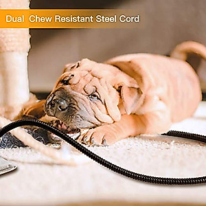 Toozey Pet Heating Pad, 6 Adjustable Temperature Dog Cat Heating Pad with Timer, Indoor Pet Heating Pads for Cats Dogs with Chew Resistant Cord, Electric Pads for Dogs Cats, Pet Heated Mat