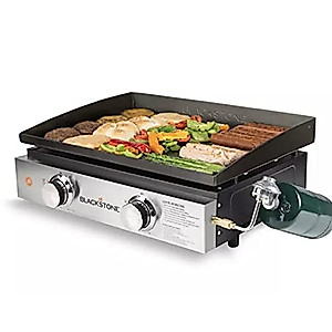 Blackstone Griddle 22″ Tabletop 2 Burner 24,000 BTU Grill with Cover included