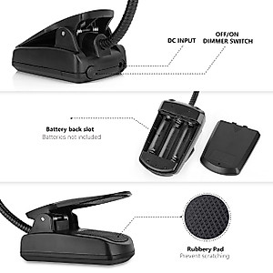 Vshinic Music Stand Light,Clip On Piano Lights 9 LED Orchestra Light Book Lamp Musician Lamp,Fully Adjustable No Flicker for Piano, Orchestra,Book Reading, Mixing Table, DJ, Craft Work