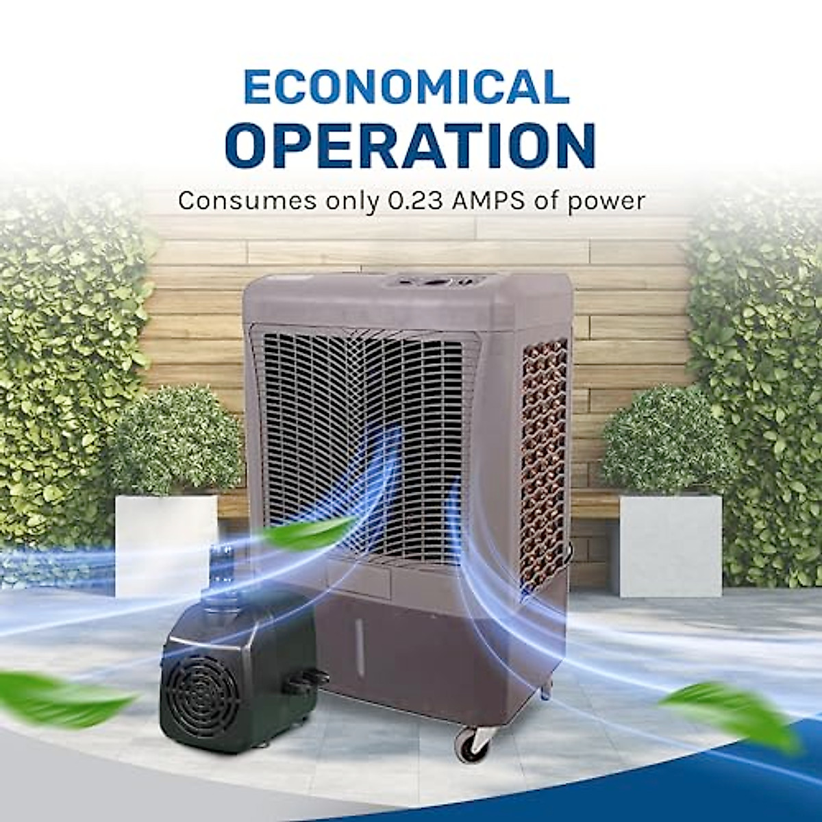 Swamp Cooler Pump - 3100CFM, Evaporative Cooler Pump 3 Pin Connector - 110 GPH Submersible Water Cooling Pump for MC37M, MC37V, MC37A, MFC3600 Evaporative Air Cooler - Replacement Pump by Hessaire