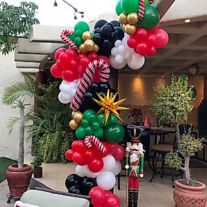 Dark Green Balloons Different Sizes 85pcs Green Balloon Garland Arch Kit 5/10/12/18 Inch Matte Dark Green Latex Balloons for Jungle Safari Party Decor Baby Shower Birthday Party Christmas Decorations