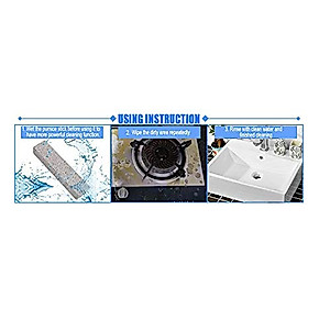 Dr.WOW 6 Pack Pumice Sticks for Cleaning, Pumice Scouring Pad，Grey Pumice Stone，Removing Rust and Grease，Household, Kitchen, Spa, Pool, Bath,Toilet，Household Cleaning