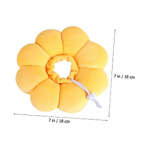 balacoo 3pcs Compound Cone Collar Breathable cat Collar Adjustable cat Collar pet Recovery Cone cat Recovery Collar cat cat Neck Collars Dog Cone Donut Decor Portable Cotton