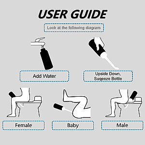 2PCS Blue+Pink Portable Bidet for Women Kids with 2 Nozzle + Scalable Tube - 500ml Travel Bidet - Peri Bottle 17oz Handheld Personal Bidet - for Outdoor,Camping,Travling,Driver,Personal Hygiene