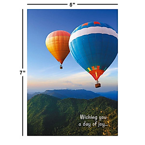 Mega Happy Birthday Greeting Card Value Pack – Set of 36 (18 Designs), Large 5 x 7 inches, Envelopes Included, by Current