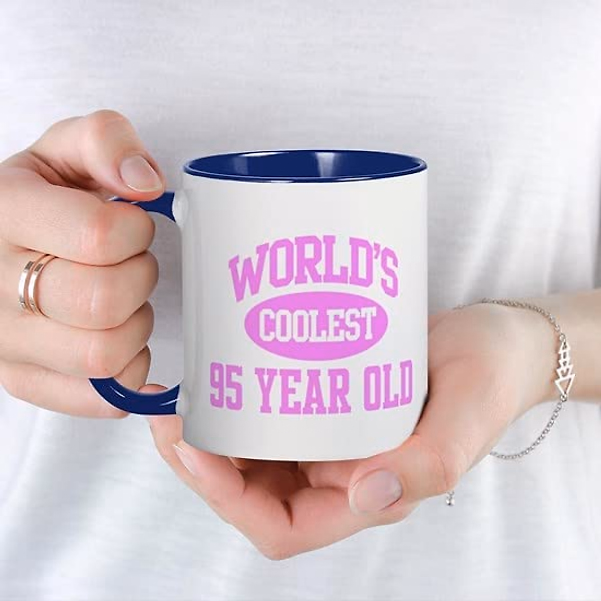 CafePress Coolest 95 Year Old Mug Ceramic Coffee Mug, Tea Cup 11 oz
