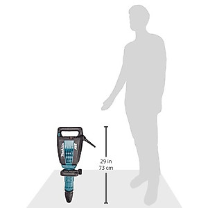 Makita HM1214C 27 lb. AVT® Demolition Hammer, accepts SDS-MAX bits , Teal
