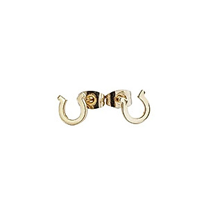 HONEYCAT Tiny Horseshoe Studs in Gold, Rose Gold, or Silver | Minimalist, Delicate Jewelry Gold