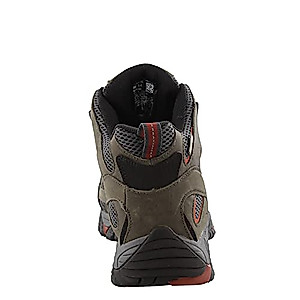 Merrell Men's Moab Vertex Mid Waterproof Composite Toe Construction Boot, Pewter, 10