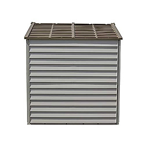 Duramax StoreMax 7 Ft. x 7 Ft. Vinyl Garden Storage Shed | Made of Fire Retardant PVC Resin