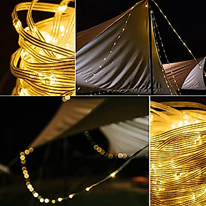 Barzee Solar String Lights Outdoor Waterproof,2-Pack Total 480LED 160Ft,8 Modes Twinkle Solar Fairy Lights Outdoor Waterproof for Patio Yard Tree Wedding Party Christmas Home Decoration