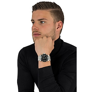 Invicta Men's Pro Diver Automatic Watch with Stainless Steel Band (Model: Silver)