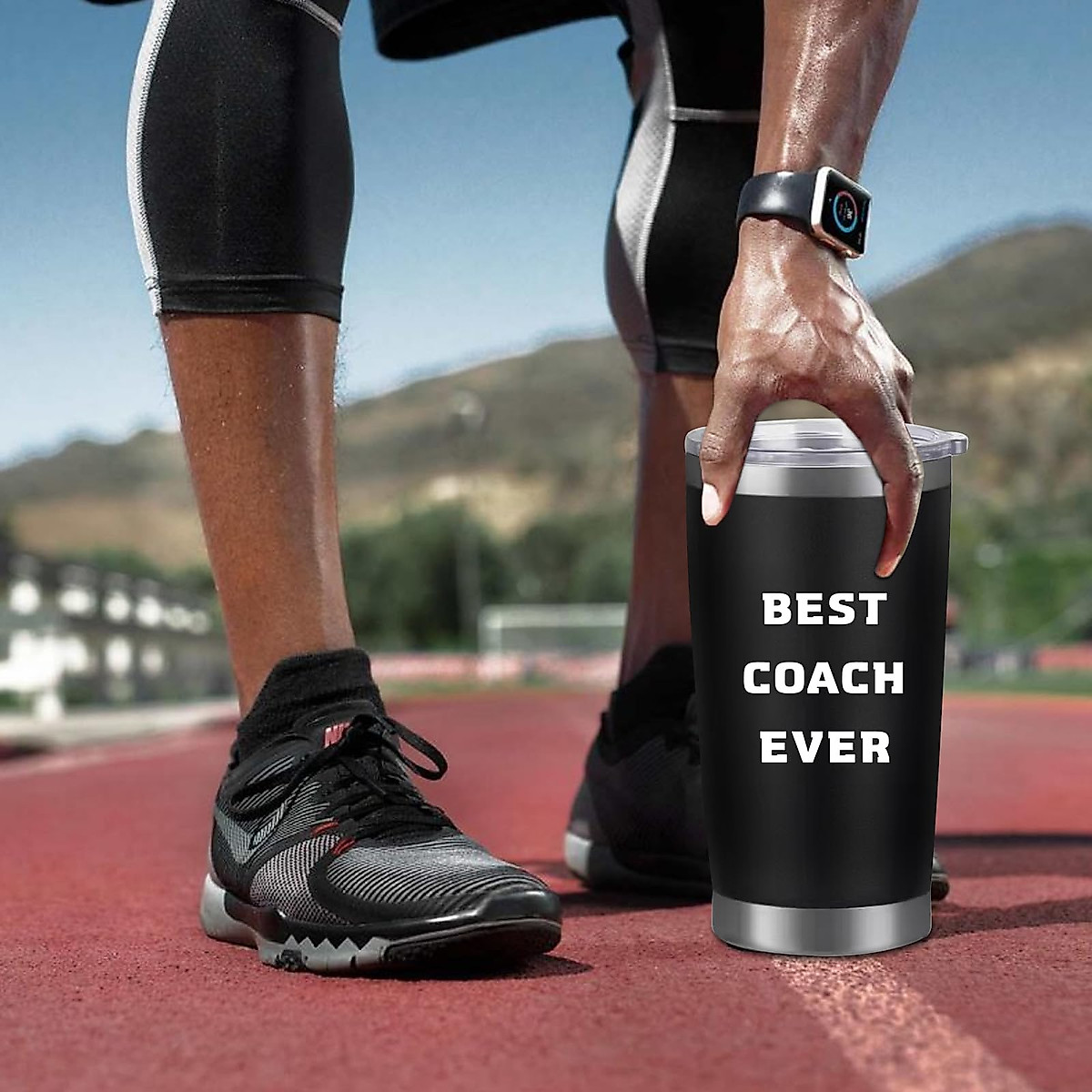 Coach Gifts for Men, Coach Appreciation Gift for Birthday Christmas, Cool Soccer Football Baseball Basketball Volleyball Cross Country Coach Gifts, 20oz Coach Cup Tumbler