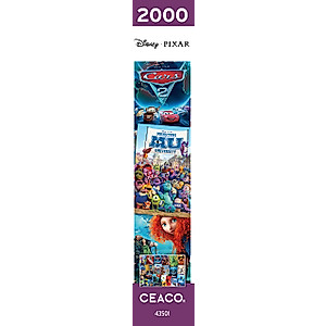 Ceaco - Disney / Pixar - Movie Posters - 2000 Piece Jigsaw Puzzle , 5"
