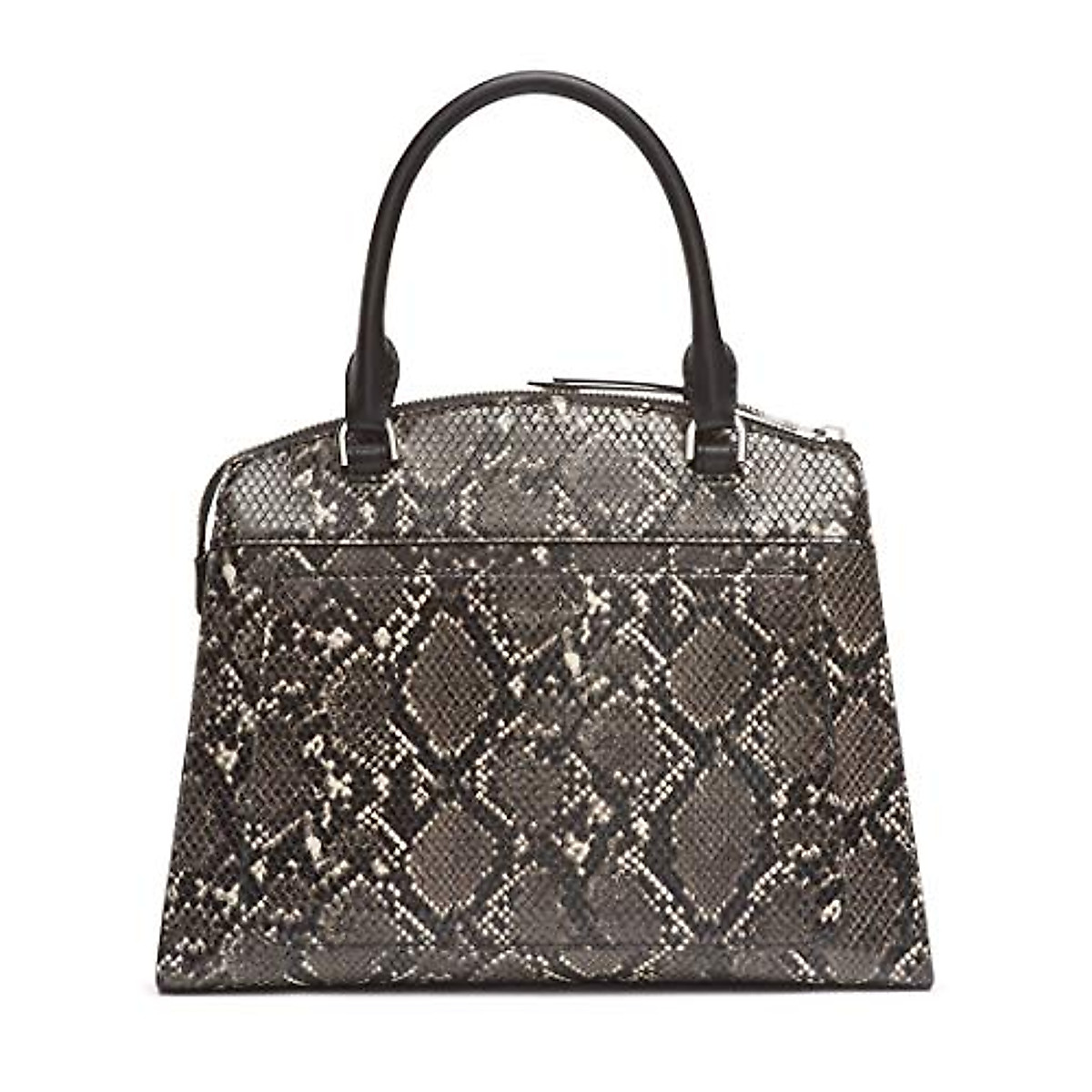 Calvin Klein Lock Candy Python Medium Statement Satchel, Asphalt