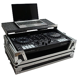 Harmony Audio HCDDJ800WLT1U Flight Glide Laptop Stand DJ 1U Rack Case Compatible with Pioneer DDJ-800