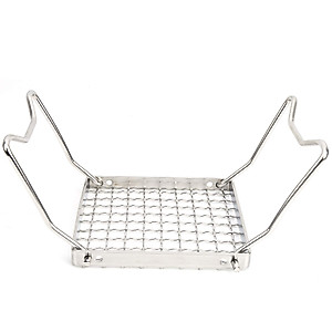 Portable Camping Grill Folding Grill Campfire Grill, 304 Stainless Steel Outdoor Grill Camping Cooking Portable Grill -Mesh Campfire Skillet Camp Grill with Carry Bag, for Barbecues/Picnics/Camping