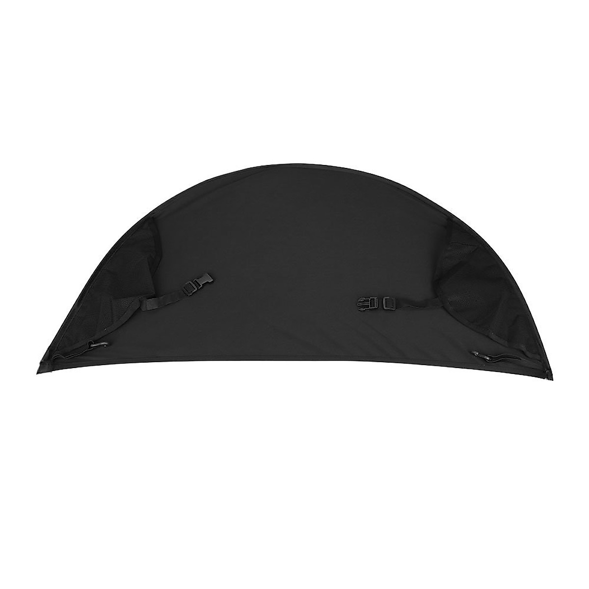 Universal Stroller Sun Shade Sun Shield Anti-UV Pushchair Sun Cover Windproof Umbrella Breathable Car Seats Sunshade Awning with Adjustable Strap Canopy Accessories for Toddlers Outdoor Use (Black)