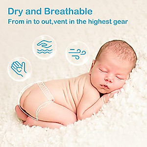 Newborn Baby Diapers Size 2(12-18lb) 74 Count Babycozy Bouncy Soft Diapers Hypoallergenic, Dry Disposable Diapers with Softer Touch 0.8D Diaper &10 Micron Velvet Fiber to Protect Sensitive Infant Skin