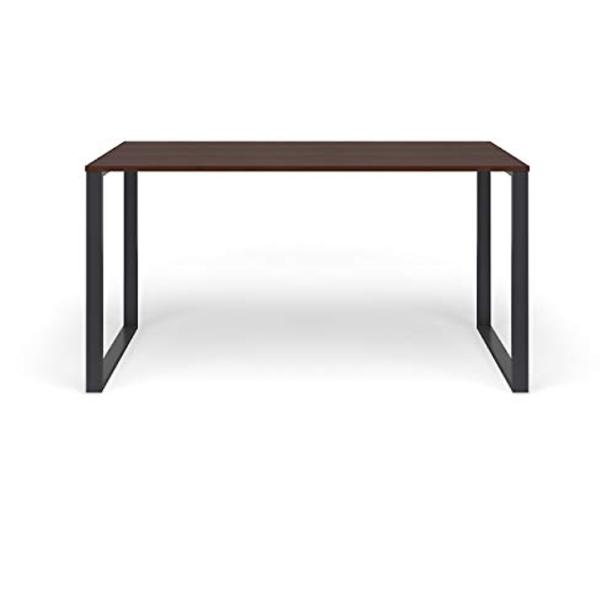 HON Basyx Commercial-Grade Executive Desk, 55", Walnut