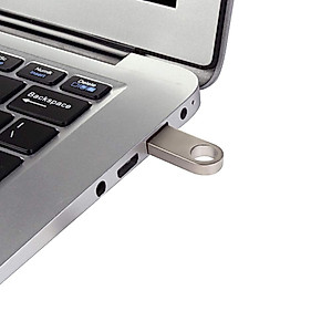 Kepmem 32GB USB Flash Drive 5 Pack Thumb Drives Mini Metal Memory Stick Bulk Portable Mixed Colors Data Storage Stick, Festival Family Friend Gift