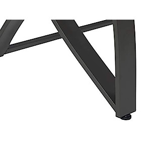 SD STUDIO DESIGNS Futura Luxe Drawing, Drafting, Craft Table with Drawer, 35" Wide Angle Adjustable Top and Side Shelf, Pewter Grey/Clear Glass