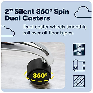 Serta Essential Armless Desk Chair Small TaskChair with Wheels, Breathable Mesh Back, SertaQuality Foam Cushion Seat for Comfort, Functional, Lightweight and Versatile, Task, Pink