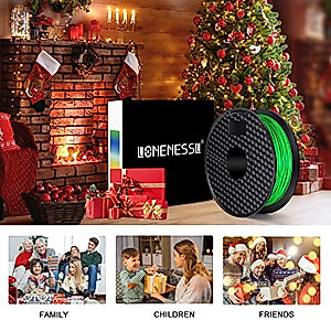 3D Printer WiFi Smoke Detector Carbon Monoxide Detector Accuracy +/- 0.02 mm, Wireless CO Alarm with Voice Speaker, Auto-Check, White, 1kg Spool (2.2lbs)