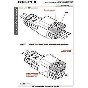 Aptiv 5-PIN GT-280 Series 25 Amps Sealed Connector Set Wire Gauge 16 18 GA
