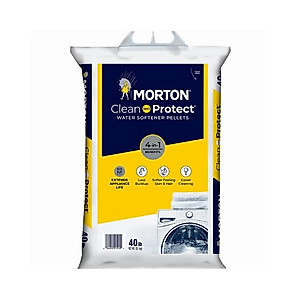 Morton Clean and Protect Water Softener Salt Pellets, 40 LB (Pack-1)