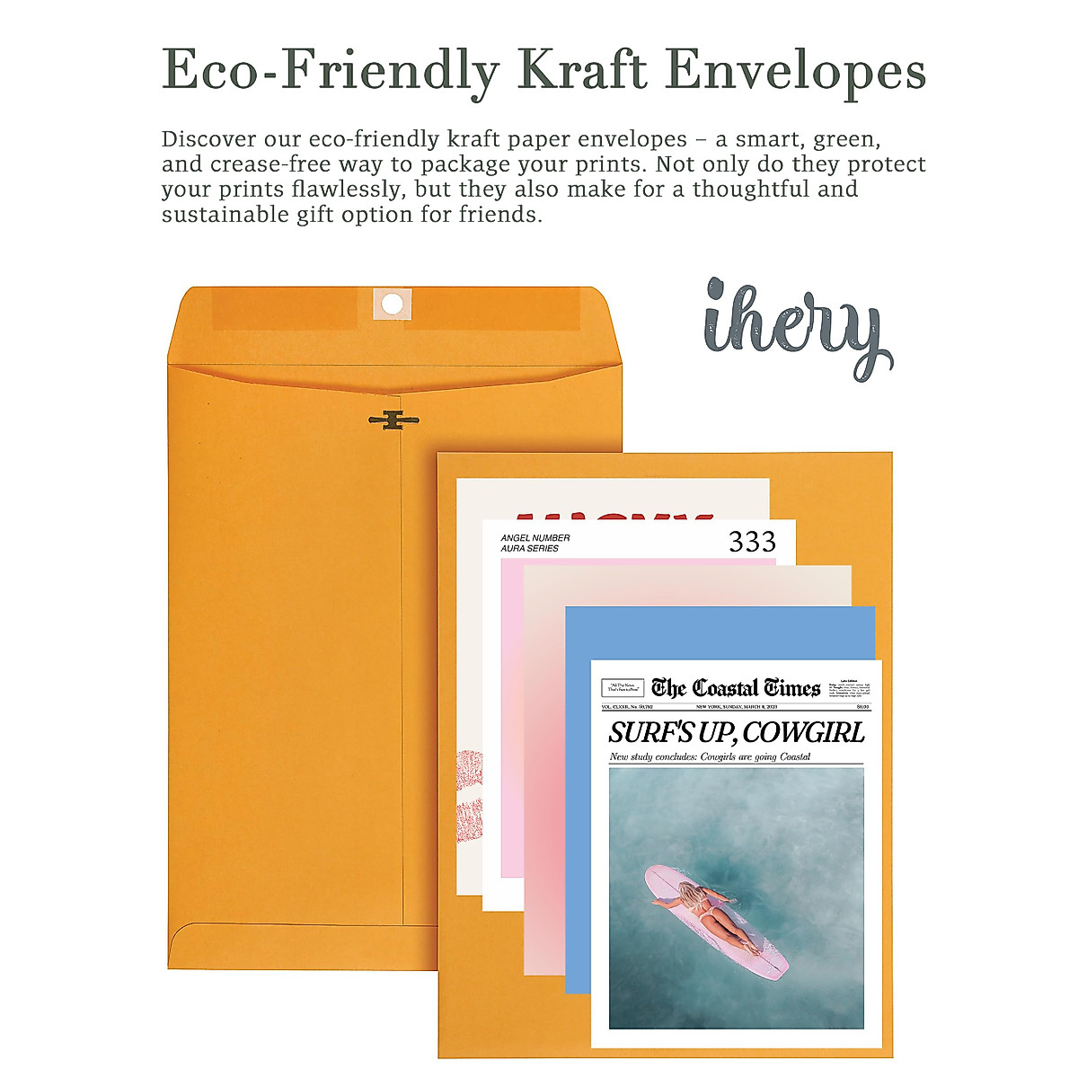 iHery Large Unframed Aura Angel Numbers 333 Poster Set of 3, Premium Quality 12x16in Canvas Wall Art Decor Aesthetic, Pink Trendy Spiritual Energy Gradient Print for Yoga Bedroom,Living Room