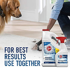 Hoover Oxy Deep Cleaning Carpet Shampoo, Concentrated Machine Cleaner Solution, 116oz Formula, AH30936, White