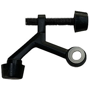 Design House 189068 Standard Hinge Pin Door Stop, 10-Pack, Matte Black, 10 Piece