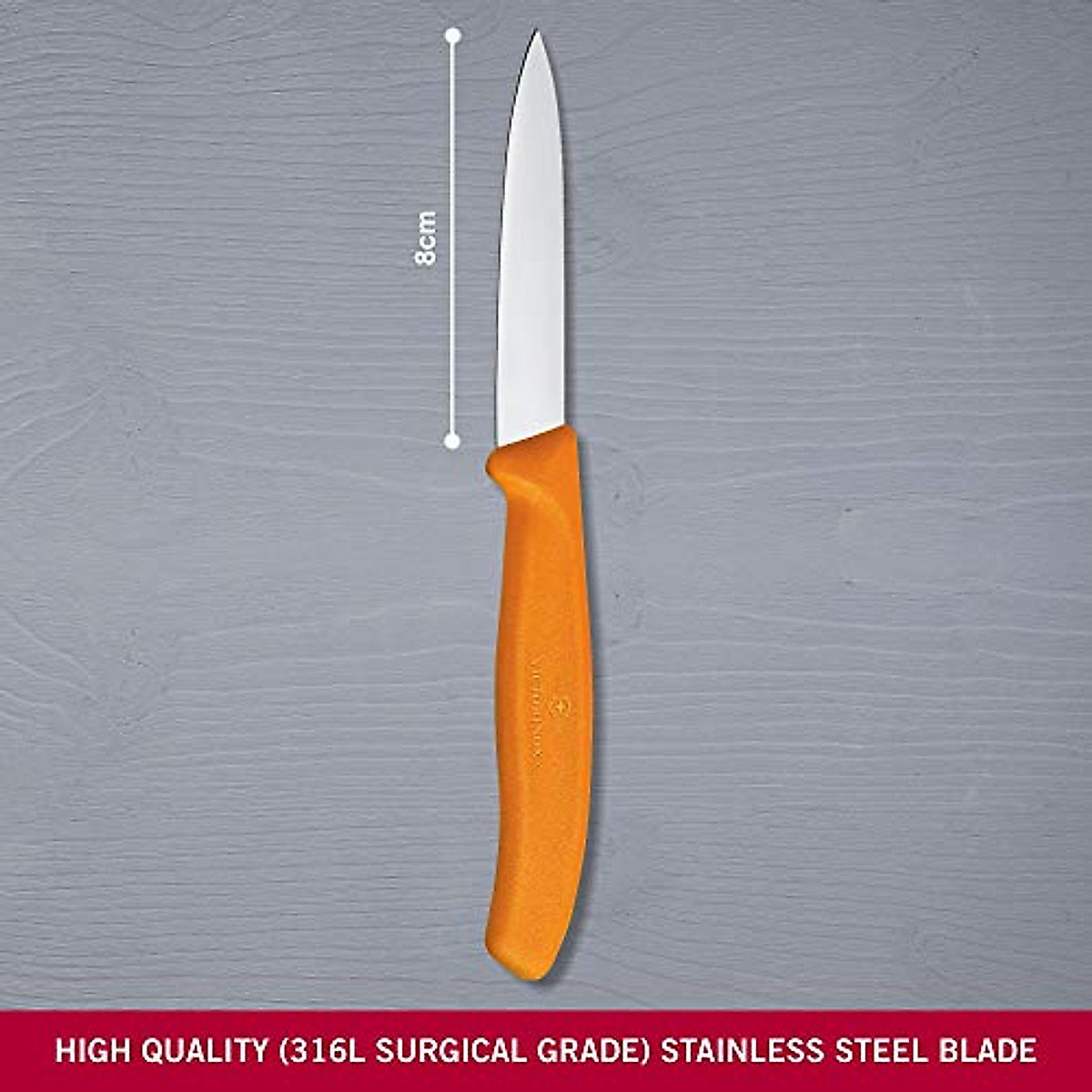 Victorinox Paring Knife, 3.25 in, Orange