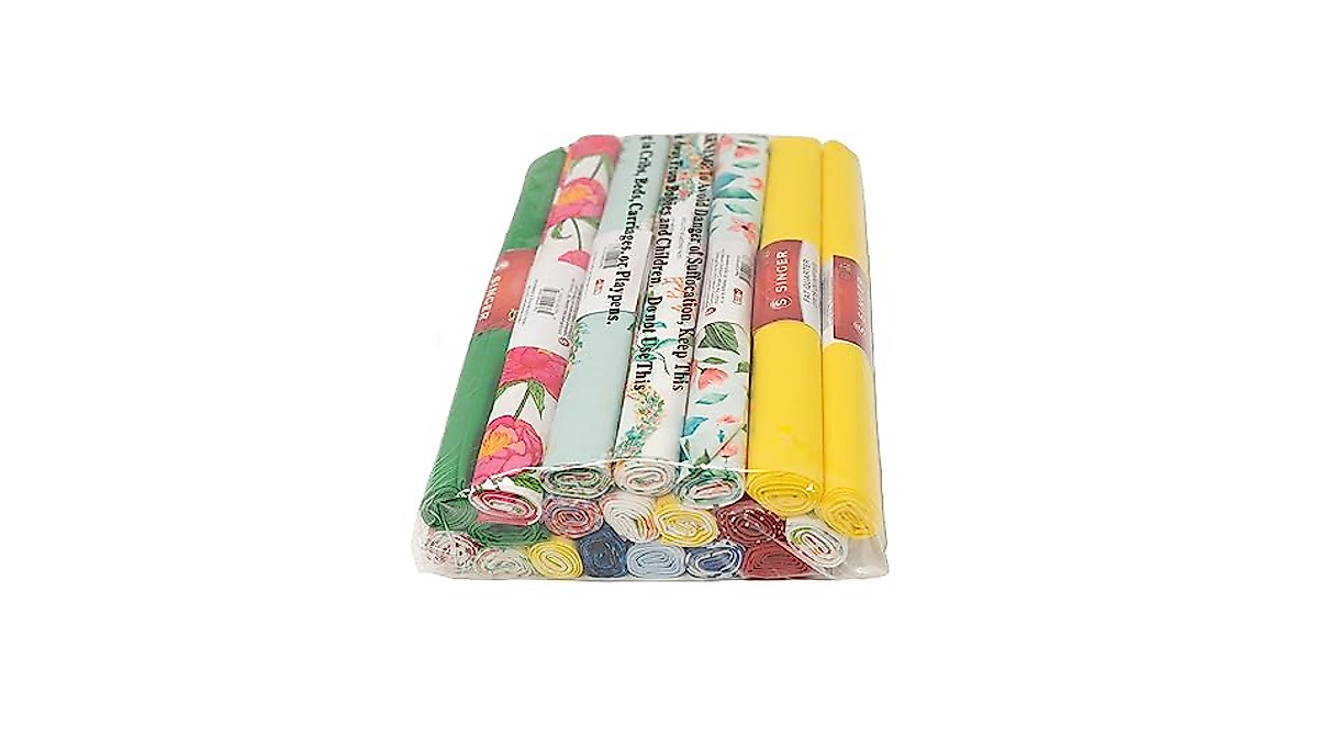 Singer Fabric Cotton Fat Quarters Scrap Bag - 20 Pieces