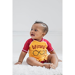 Harry Potter Infant Baby Boys One Piece Bathing Suit Yellow 18 Months