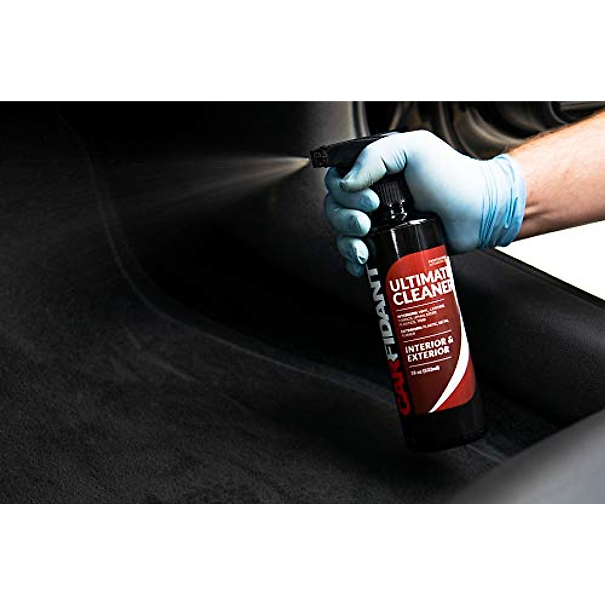 Carfidant Ultimate Car Interior Cleaner - Automotive Interior & Exterior Cleaner All Purpose Cleaner for Car Carpet Upholstery Leather Vinyl Cloth Plastic Seats Trim Engine Mats - Universal Car Cleaning Kit