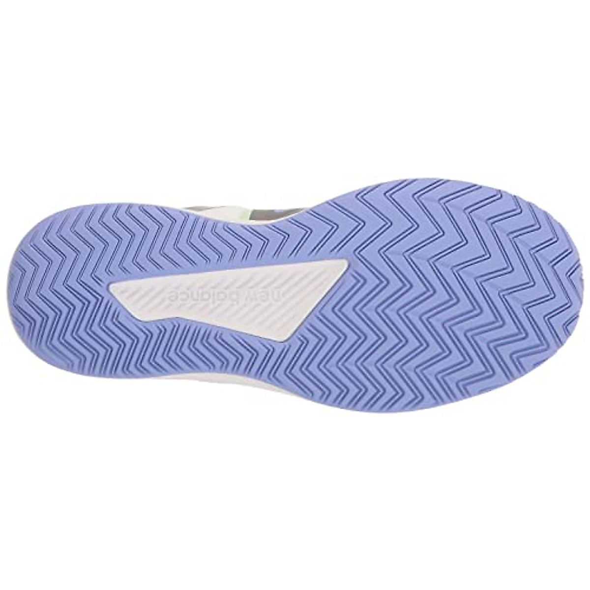 New Balance Women's 796 V3 Hard Court Tennis Shoe, Nb White/Castlerock/Vibrant Violet, 9 Wide US