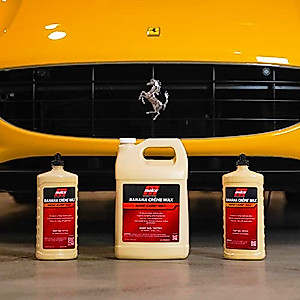 Malco Nano Care Banana Creme Wax - Deep Gloss Shine and Long-Lasting UV Protection / For Automotive, Marine and Industrial Finishes / 32 oz. (197732)