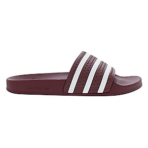 adidas Originals Adilette Quiet Crimson/White/Quiet Crimson 11 D (M)