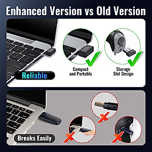 Tera Barcode Scanner Wireless Versatile 2-in-1 (2.4Ghz Wireless+USB 2.0 Wired) with Battery Level Indicator, 328 Feet Transmission Distance Rechargeable 1D Laser Bar Code Reader USB Handheld (Grey)