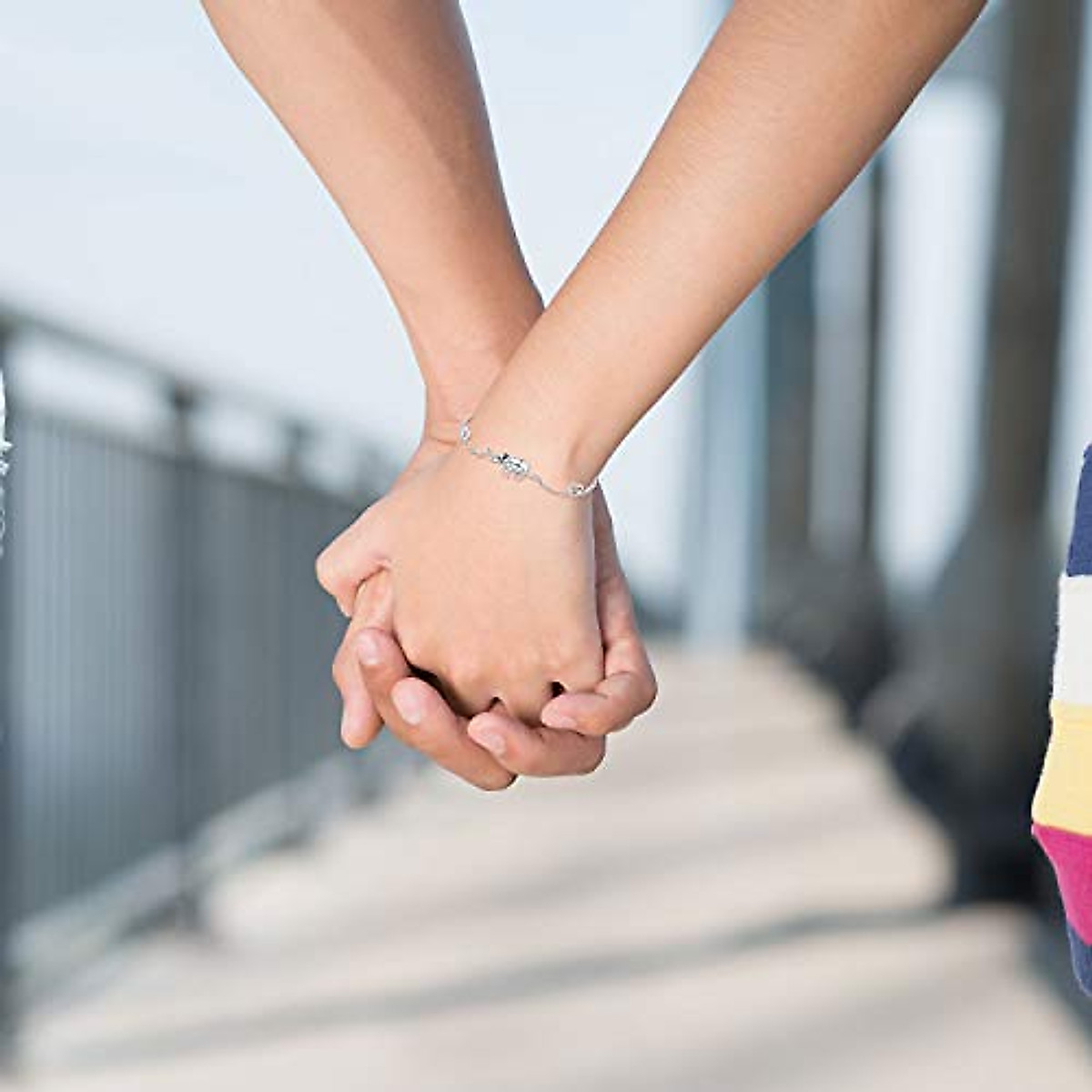 JUSTKIDSTOY Sloth Pendant Necklace Sterling Silver “Slow Down Be Happy” Slider Animal Necklaces for Women Teens Sloth Gifts Lover (Bracelet)