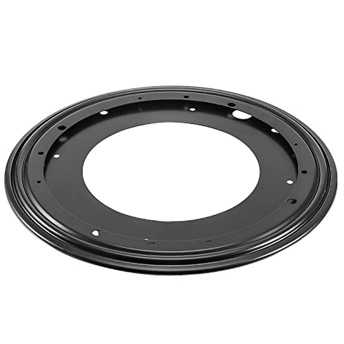 SEHOI 5 Pack 12 Inch Black Lazy Susan Hardware, 360°Rotating Swivel Plate with 330 lbs Load Capacity, Ball Bearings Turntable Lazy Susan Base for Rotating Table, Display Plate, Serving Tray