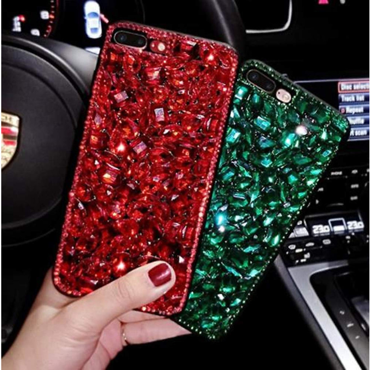 Lozeguyc Bling Beauty TPU Case for Galaxy Note 10 Plus - Slim Shockproof Bumper with Raised Edge, Silver