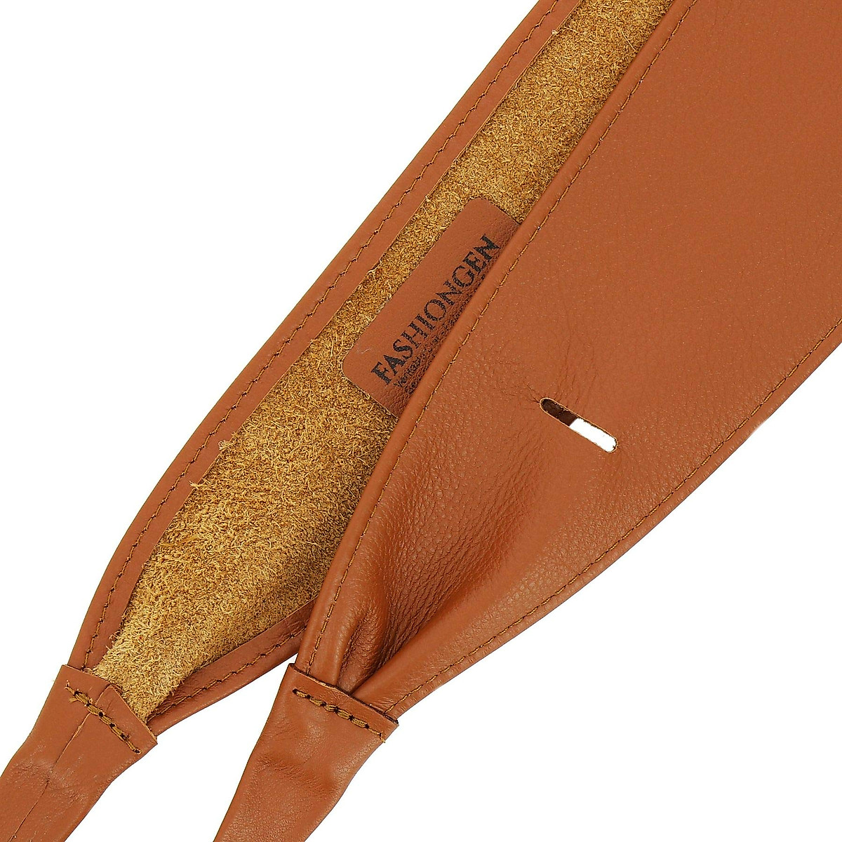 FASHIONGEN - Woman Italian leather Obi belt, CASSIANE - Camel, 3XL