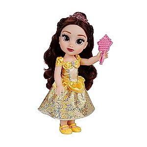 Disney Princess My Friend Belle Doll 14 inch Tall includes Removable Outfit, Tiara, Shoes & Brush