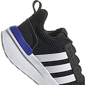 adidas Unisex-Baby Racer TR21 Running Shoe, Black/White/Sonic Ink, 6 Toddler