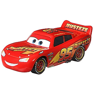 Disney Cars Toys Rust-eze Lightning McQueen, Miniature, Collectible Racecar Automobile Toys Based on Cars Movies, for Kids Age 3 and Older, Multicolor