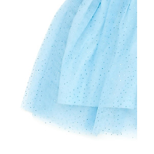 Bluey Little Girls French Terry Tutu Dress 6 Blue